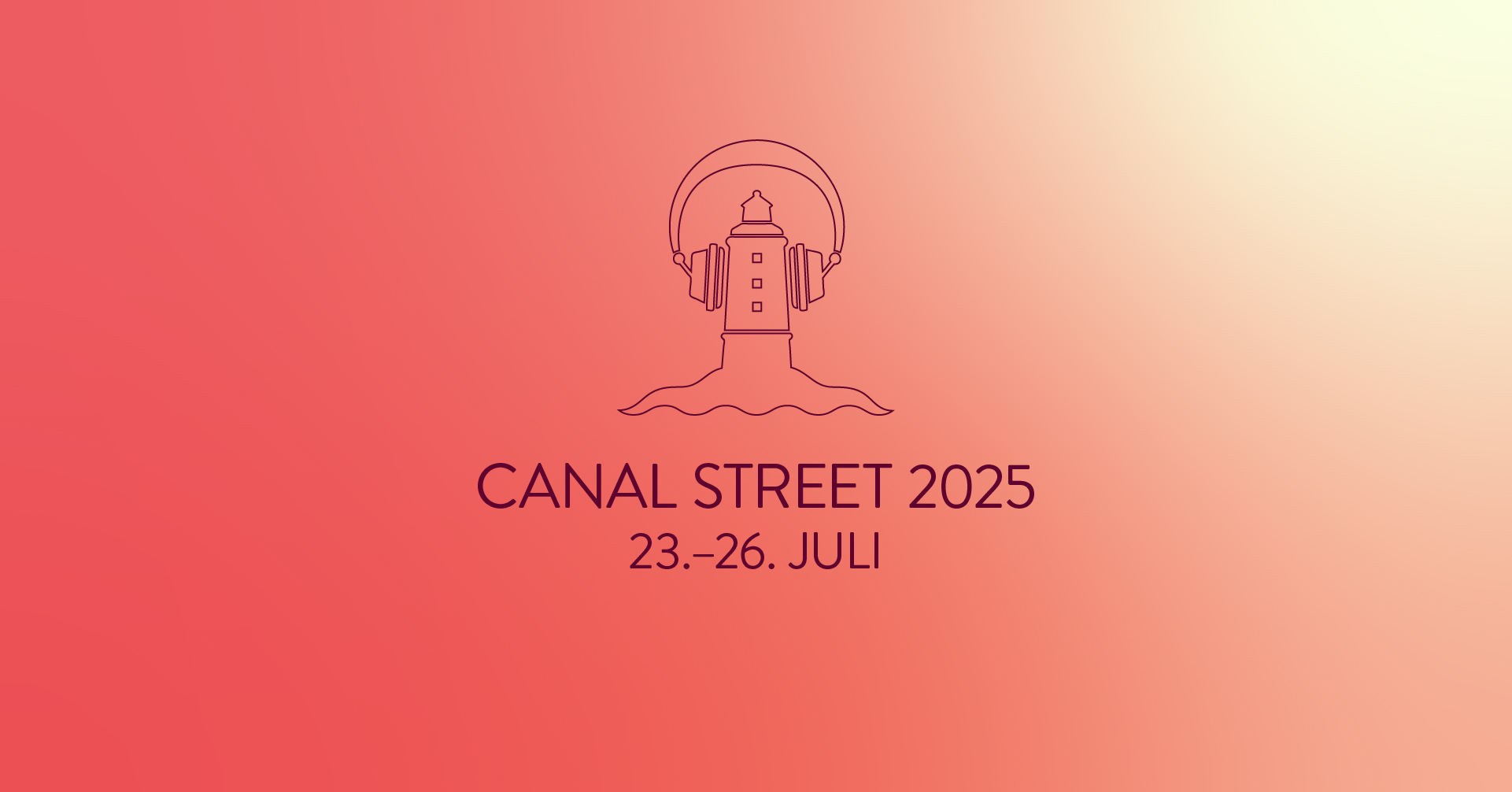 Program 2025 – Canal Street Arendal